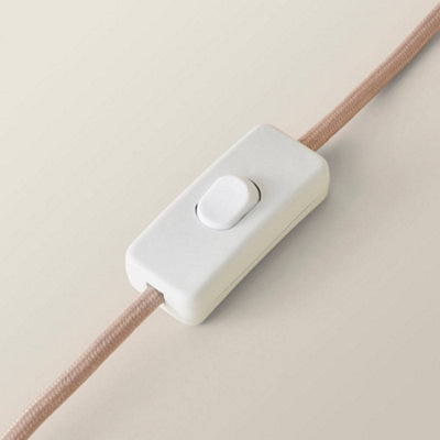 ValueLights Bobbles Rose Pink Bobbin Table Lamp with Pink Trim Scallop ...