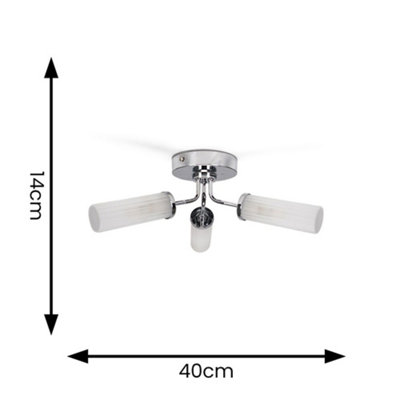 Whoosh Chrome Effect Ceiling Fan Light Instructions | Shelly Lighting