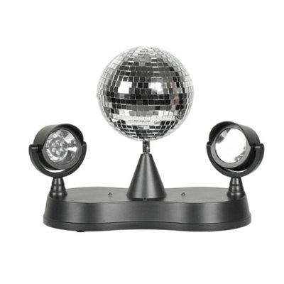 ValueLights Dolly Disco Ball Rotating RGB LED SpotLight Desk Table Lamp