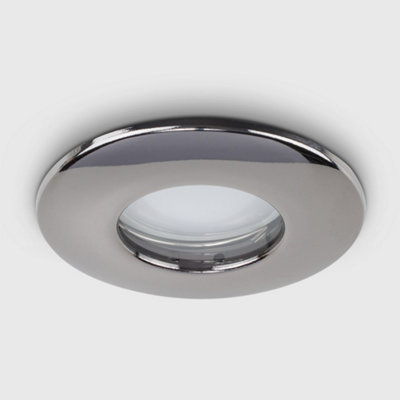 ValueLights Downlight Fire Rated IP65 Black Chrome Ceiling Light ...