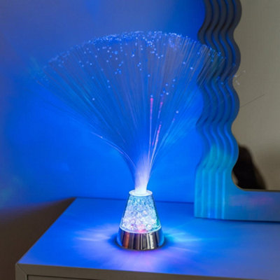 ValueLights Fibre Optic RGB Colour Changing LED Desk Table Lamp