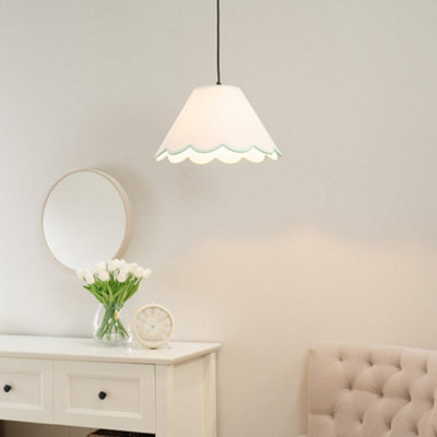 Buy ValueLights Florie Small Natural Linen Tapered Light Shade with ...