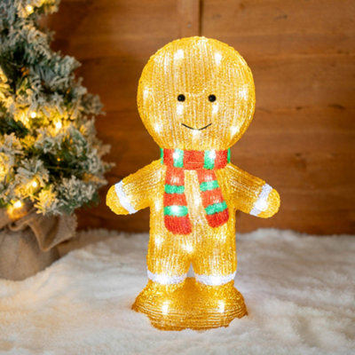 ValueLights Gerry Gingerbread Man LED Christmas Decoration