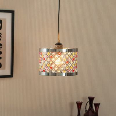 ValueLights Hadley Multi Colour Easy Fit Metal Cut Out Acrylic Jewel ...