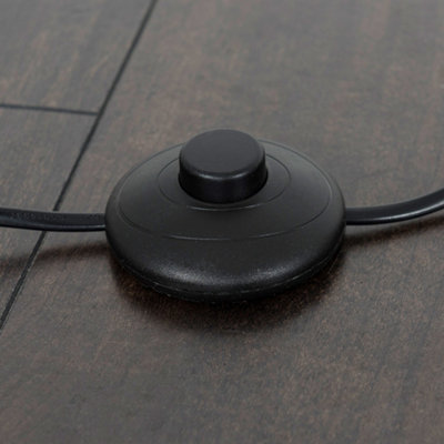 ValueLights Industrial Style Black Chrome Metal And White Marble Floor ...