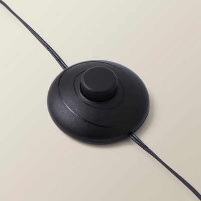 ValueLights Infinity Black Double Twist Integrated LED Floor Lamp