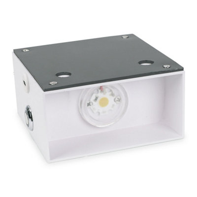 ValueLights Marx White Magnetic Easy Fit Wall Light Touch Up/Down Lamp ...