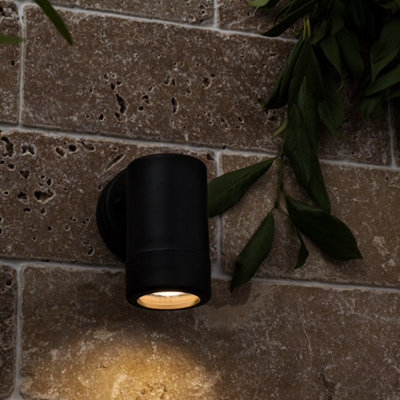 ValueLights Mellor Black Outdoor Garden IP44 Rated External LED Down ...