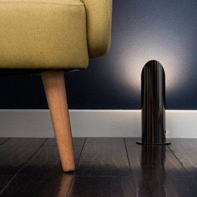 ValueLights Modern Black Chrome Table Floor Standing Uplighter Wall ...