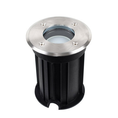 ValueLights Modern Bushed Chrome IP54 Rated Outdoor Garden Walk Over ...