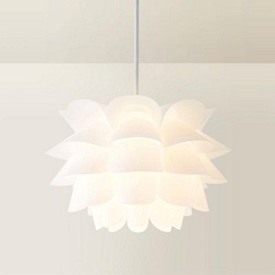 ValueLights Modern Intricate Design White Ceiling Pendant Light Shade