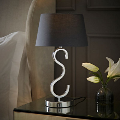 ValueLights Modern Sleek Design Polished Chrome Touch Table Lamp With ...