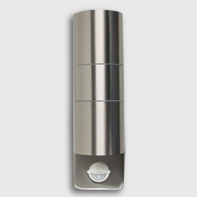 ValueLights Modern Stainless Steel IP44 Rated PIR Motion Sensor Up Down ...