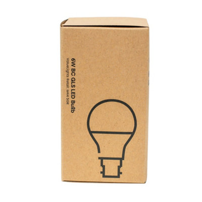 ValueLights Pack of 10 High Power 6w LED BC B22 SMD GLS Energy Saving ...