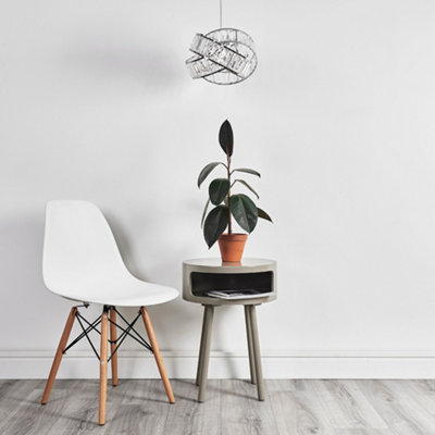 ValueLights Pair Of Polished Chrome And Clear Acrylic Jewel Intertwined ...