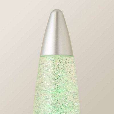 ValueLights Rizzo RGB Colour Changing LED Glitter Lamp Desk Table Light