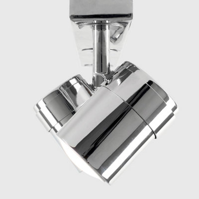 ValueLights Rosie Modern 3 Way Adjustable Heads Silver Chrome Straight ...