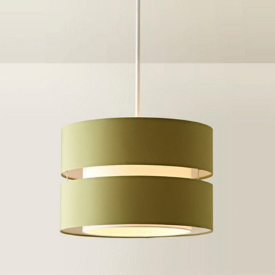 ValueLights Sophia Large Easy Fit Ceiling Light Shade 2 Tier Pendant ...