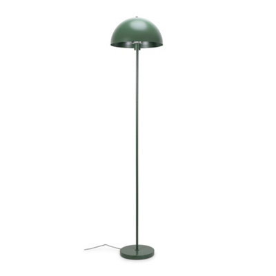 ValueLights Stassi Forest Green Single Stem Standing Floor Lamp with ...