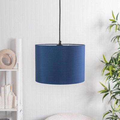 ValueLights Torbery Set of 3 Navy Nesting Ceiling Light Shades and ...