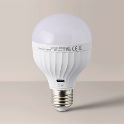 ValueLights USB Rechargeable Light Bulb E27 with Remote Control
