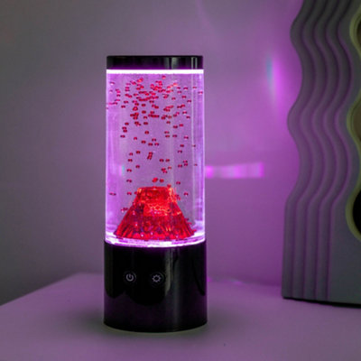 ValueLights Villy Volcano RGB Colour Changing LED Desk Table Lamp