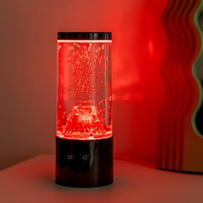 VALUELIGHTS VILLY VOLCANO RGB COLOUR CHANGING LED DESK TABLE LAMP