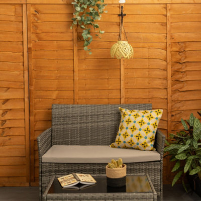 ValueLights Yellow Solar Powered Outdoor Garden Hanging Lantern Light