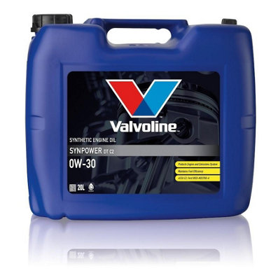 Valvoline Synpower DT C2 20L Car Engine Oil 20 Litre 0W30 Fully ...