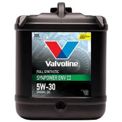 Valvoline Synpower ENV C2 20L Engine Oil 20 Litre 0W30 Fully Synthetic ...