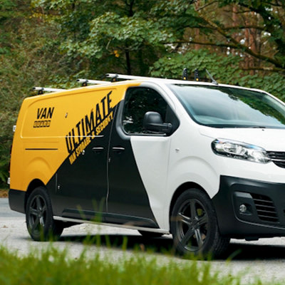Van Guard Citroen Relay (2006+) Roof Rack 4 Aluminium Roof Bars, Rear ...