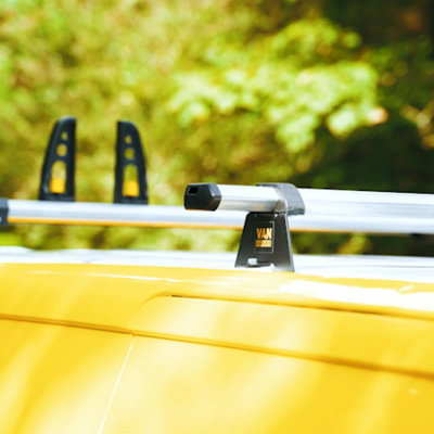 Van Guard Fiat Scudo (2022+) Roof Rack 3 Steel Roof Bars, Rear Ladder ...