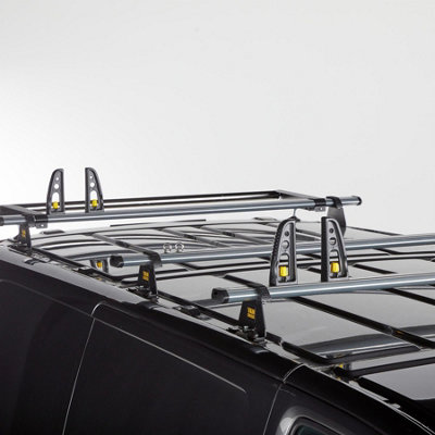 Van Guard Fiat Scudo (2022+) Roof Rack 3 Steel Roof Bars, Rear Ladder ...