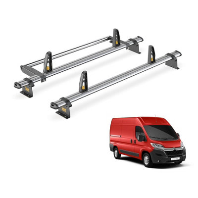 Van Guard Trade Citroen Relay (2006+) Roof Rack 2 Steel Roof Bars ...