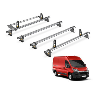 Van Guard Trade Citroen Relay (2006+) Roof Rack 4 Steel Roof Bars ...