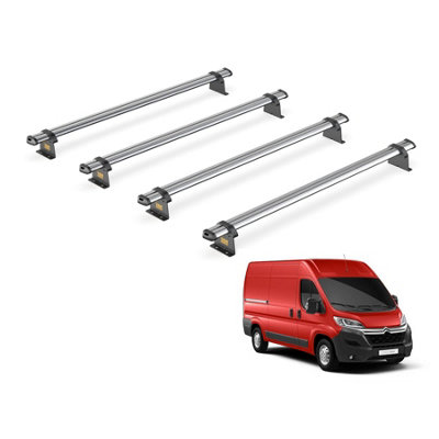 Van Guard Trade Citroen Relay (2006+) Roof Rack 4 Steel Roof Bars ...