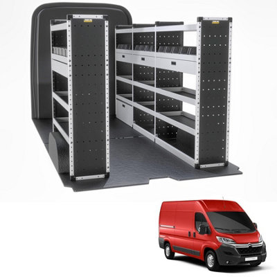 Van Guard Trade Citroen Relay (2006+) Van Racking Organiser (Gold ...