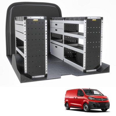 Van Guard Trade Vauxhall Vivaro (2019+) Van Racking Organiser (Gold ...