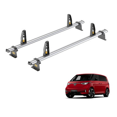 Van Guard VW ID Buzz (2022+) Roof Rack 2 Aluminium Roof Bars with ...