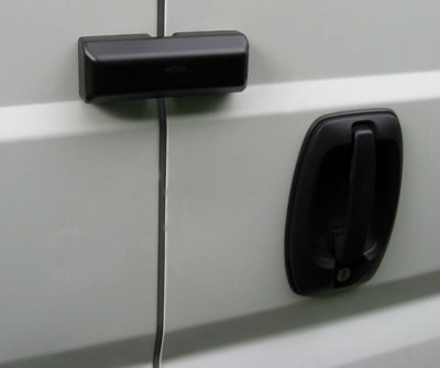 Van Lock Slide Barn Door High Security Black - Single