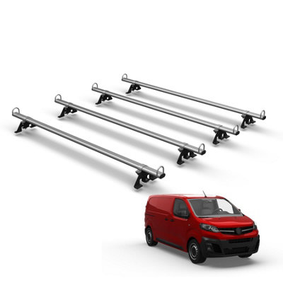 VanDemon Vauxhall Vivaro (2019+) 4 Bar Roof Rack Heavy Duty Van Roof ...