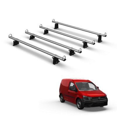 VanDemon VW Caddy (2010-2020) 4 Bar Roof Rack Heavy Duty Van Roof Bars ...