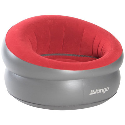 Vango Inflatable Donut Flocked Chair (Carmine Red)