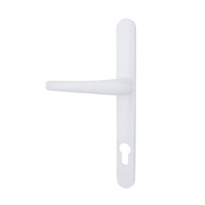 Vanguard Inline Narrow Backplate Sprung Lever Door Handle - White (Sold ...