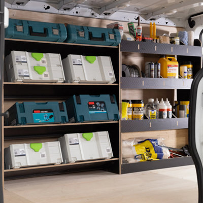 VANIFY - Van Rack to fit a Renault Trafic L2 (LWB) 2015+ Toolbox & Rear ...