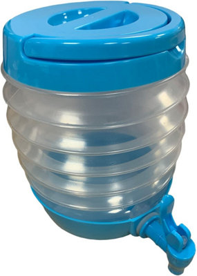 Vanilla Leisure Water Keg Cask 5.5L Collapsible Liquid Dispenser with Tap