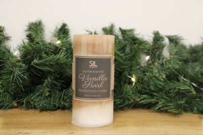 Vanilla Swirl Ombre Pillar Can