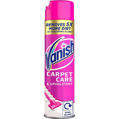Vanish Carpet Cleaner Upholstery, Power Foam Shampoo 600ml