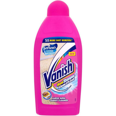 Vanish Clean & Fresh Hand Carpet Shampoo Cleanser 450ml | DIY at B&Q