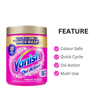 Vanish Gold Oxi Action Colour Stain Remover Laundry Powder 1kg